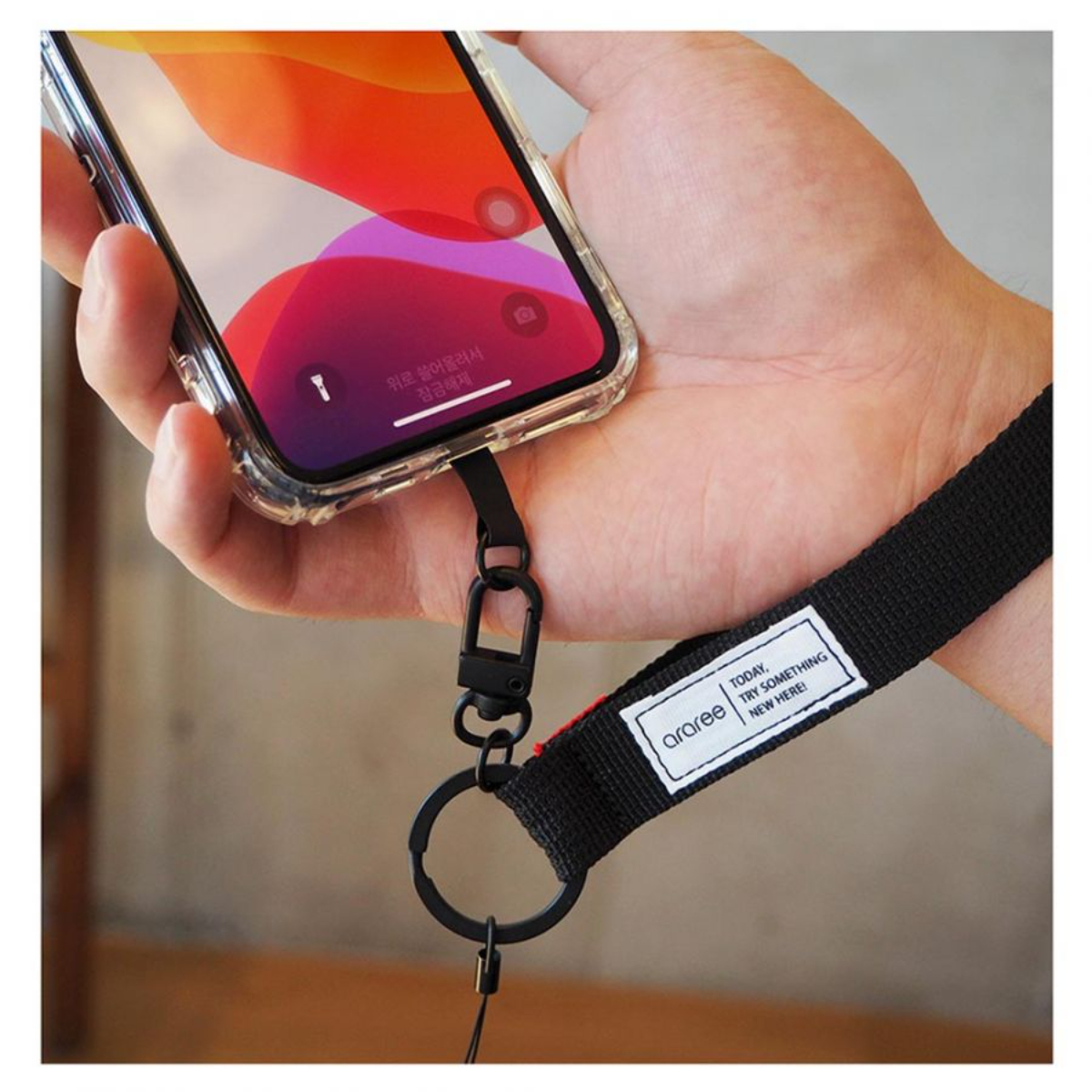 Araree Sport Hand Strap - Purple - caseduck