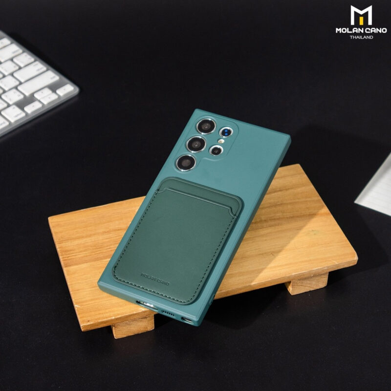 MOLAN CANO Fancy Jelly Card Pocket Case เคส Samsung Galaxy S23 Ultra ...