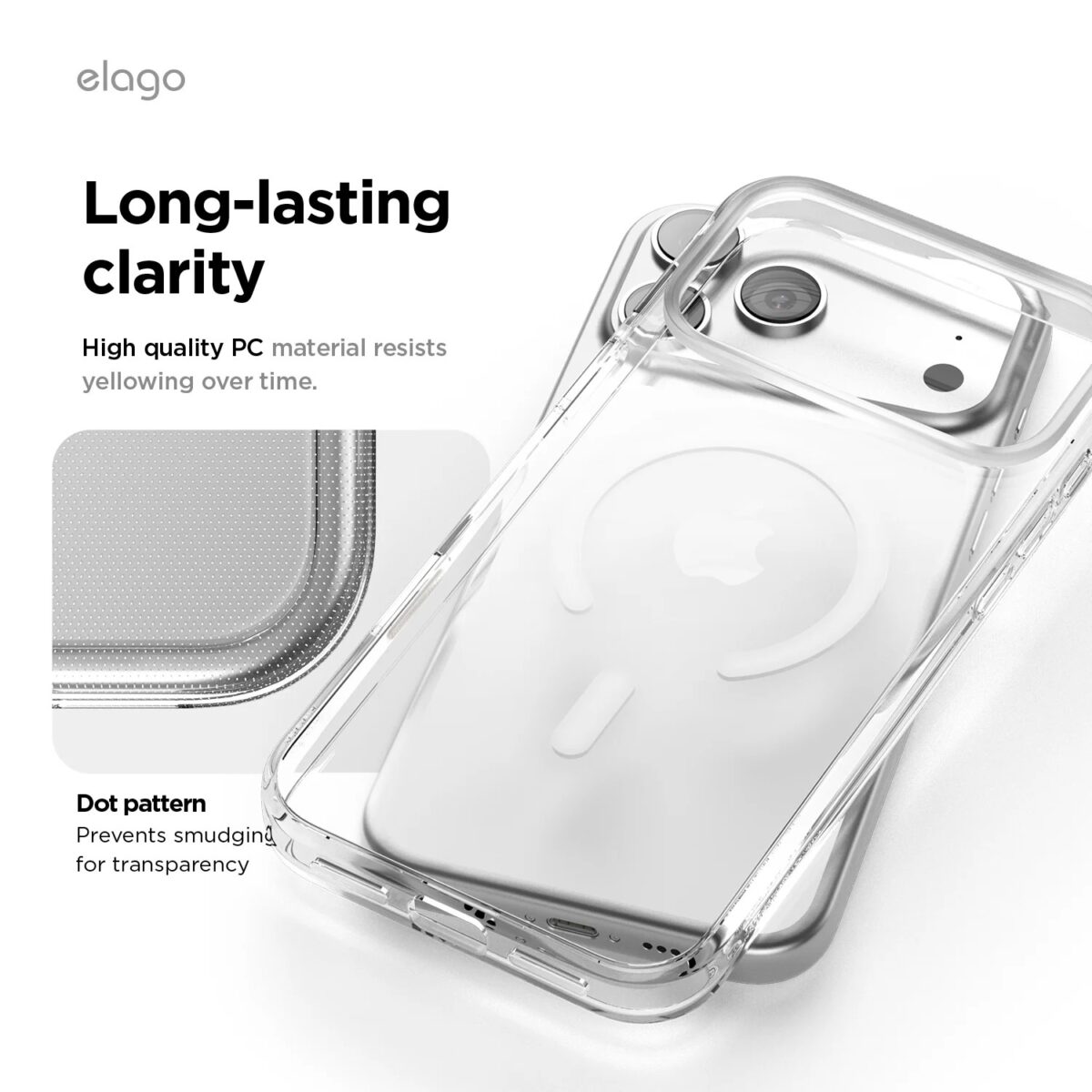 (⭐ซื้อเคส+ฟิล์มกระจก ลด 200 บาท) Elago Magnetic Hybrid Case เคส iPhone ...